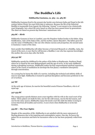 Buddhism Introduction | PDF | Hinduism | Religion & Spirituality