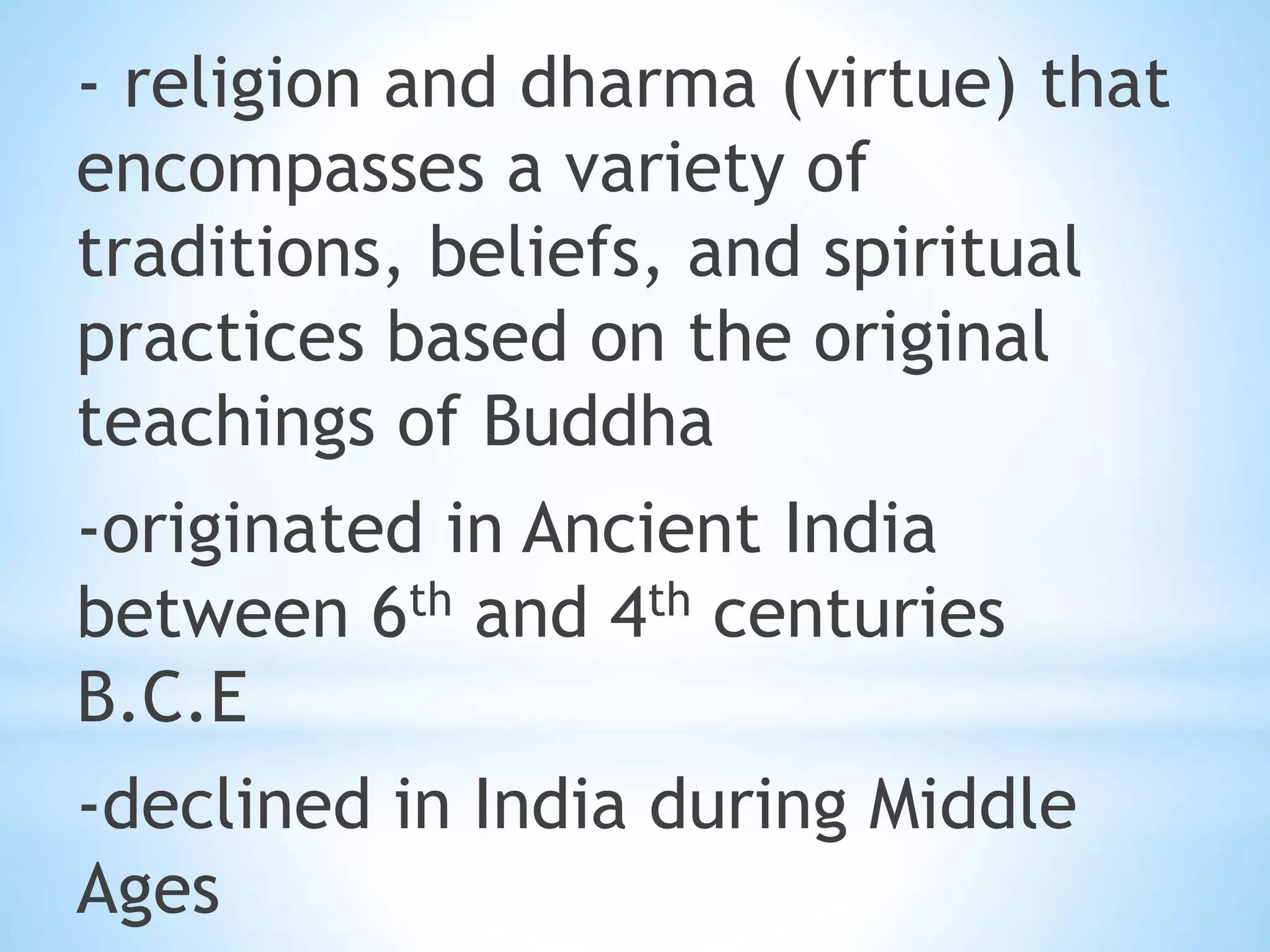 Introduction to World Religion: Buddhism | PPTX