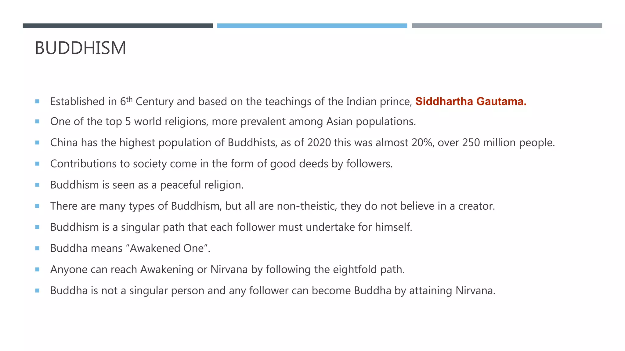 Buddhism by AngelaBarnes41 | PPTX