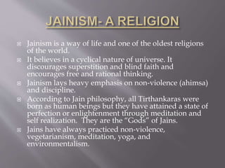 Jainism And Buddhism Project