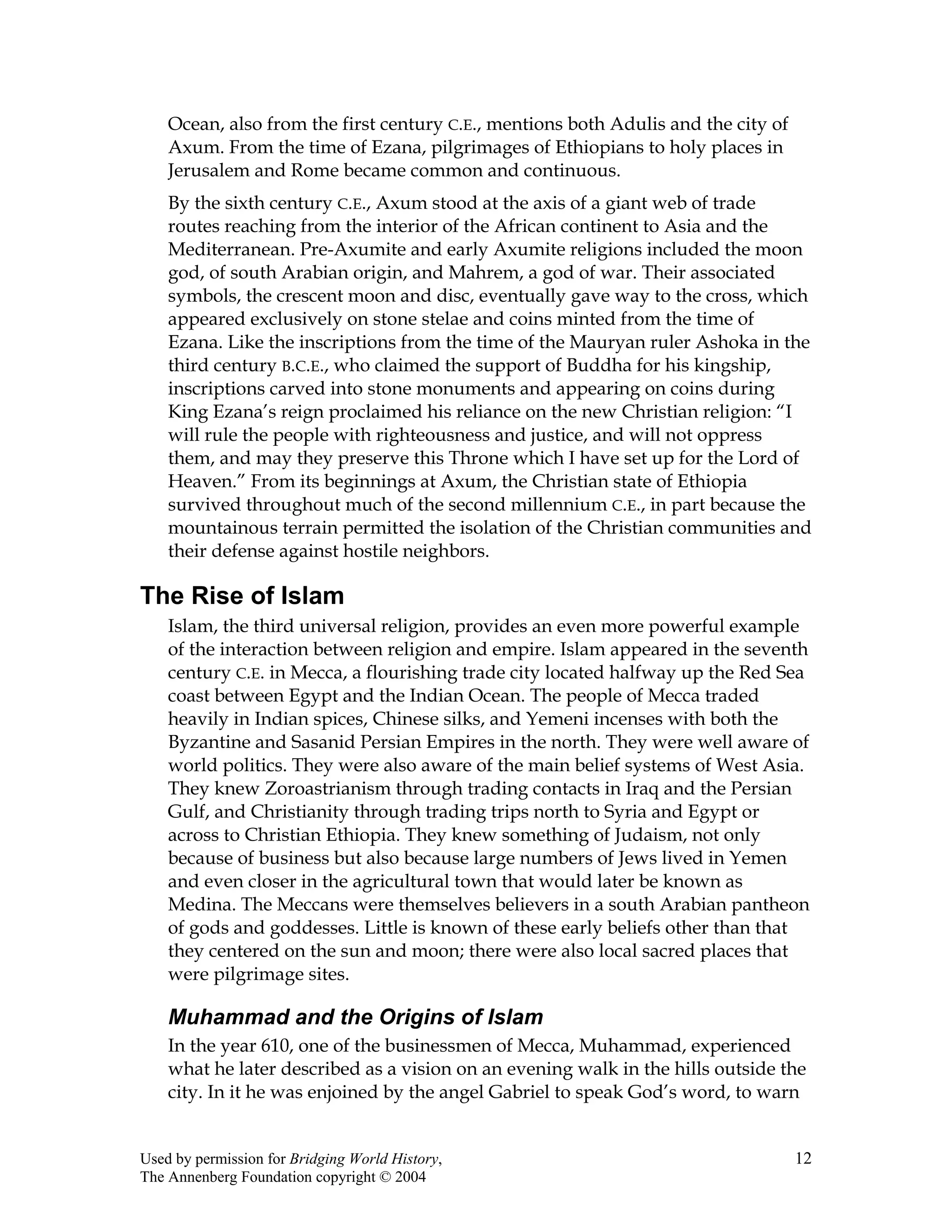 Buddhism Christianity Islam - Religions | PDF