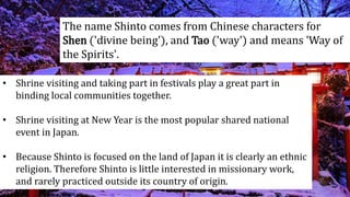 Buddhism, Confucianism and Shintoism | PPTX