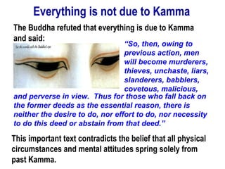 Buddhism for you lesson 08-kamma | PPT