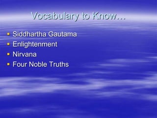 Buddhism lecture outline | PPT