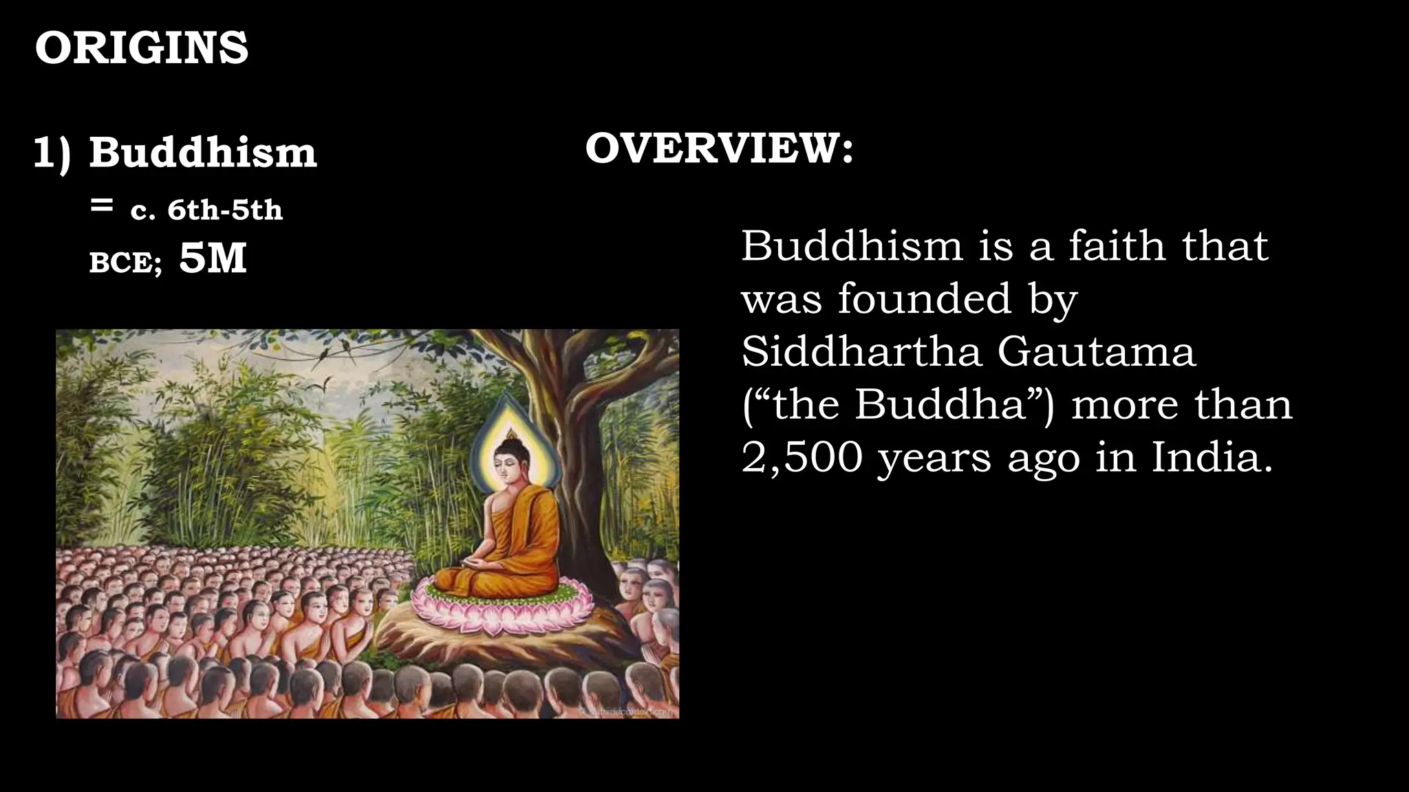 Elements of Religion; Buddhism Origins.pptx