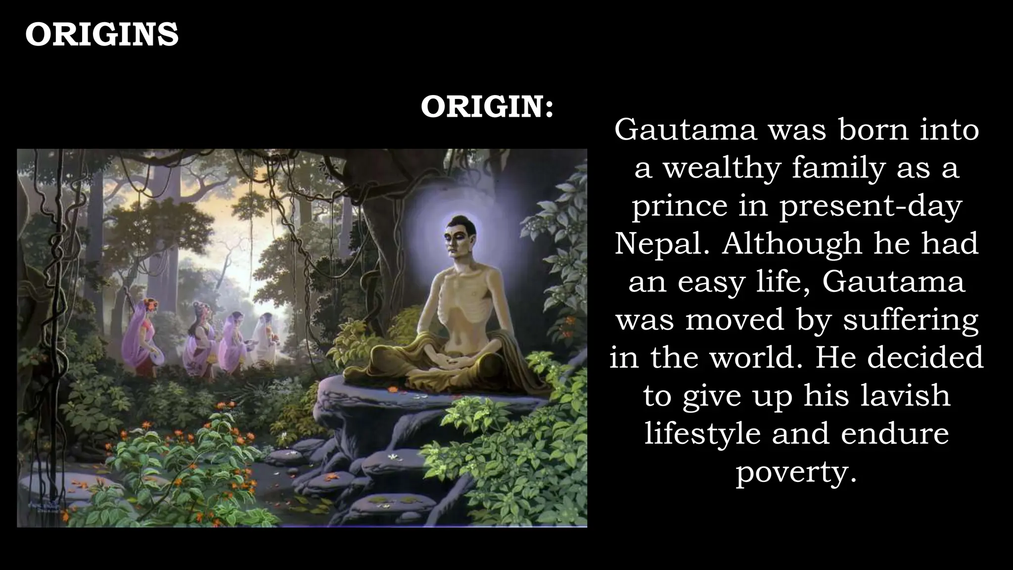 Elements of Religion; Buddhism Origins.pptx