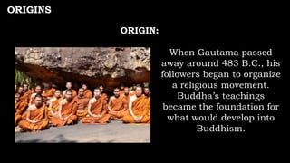 Elements of Religion; Buddhism Origins.pptx