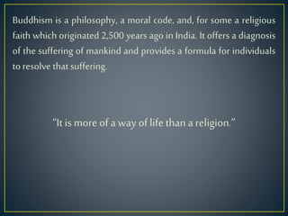 Buddhism- Philosophy | PPTX