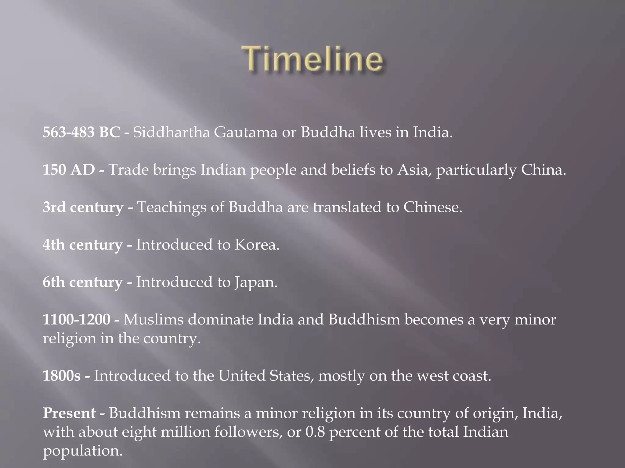 Buddhism slides | PPT