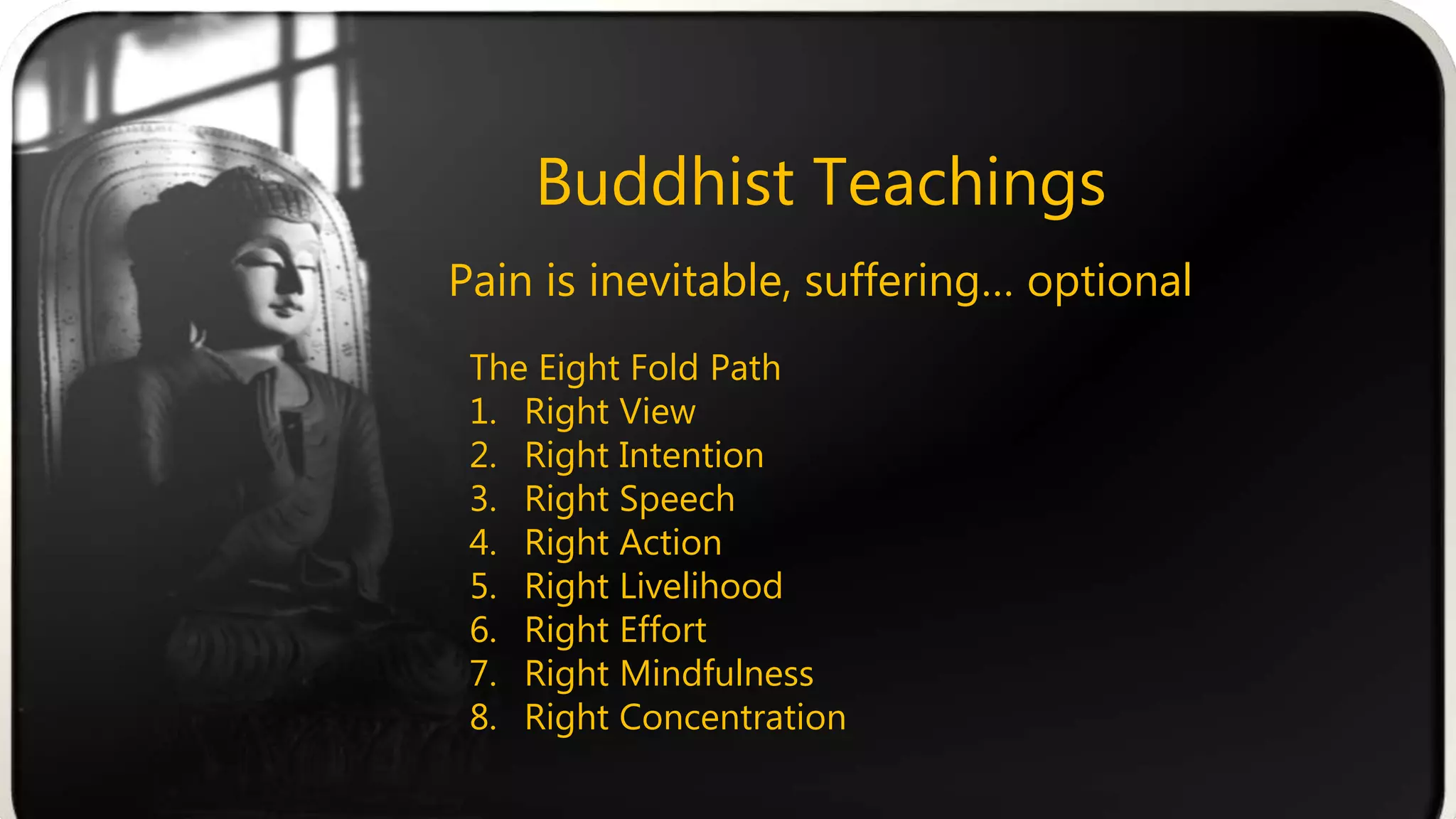 Buddhism the basics | PPTX