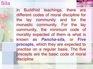 Buddhist-Ethics Part-II.ppt | Buddhism | Religion & Spirituality