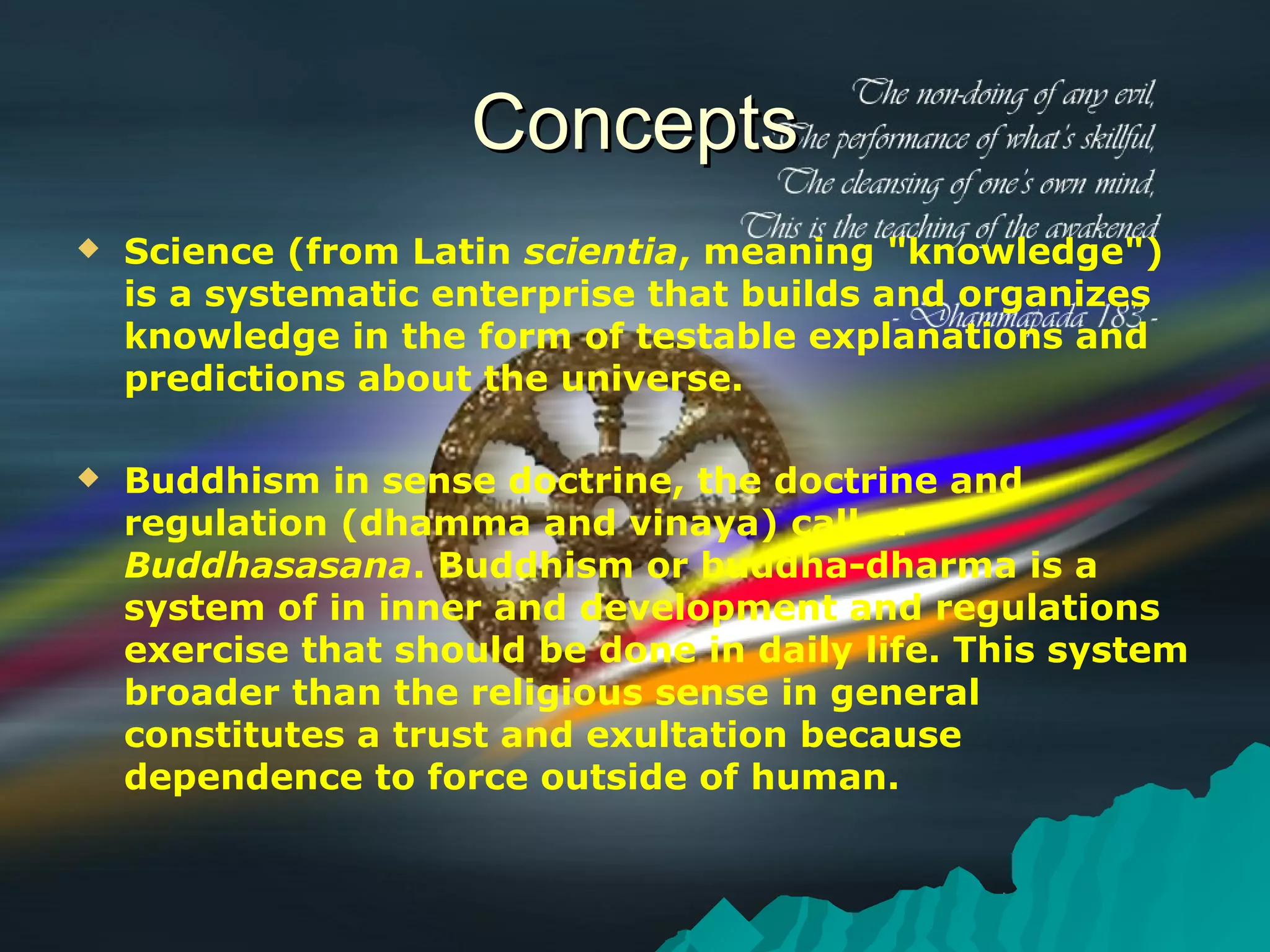 Buddhist and modern science | PPT