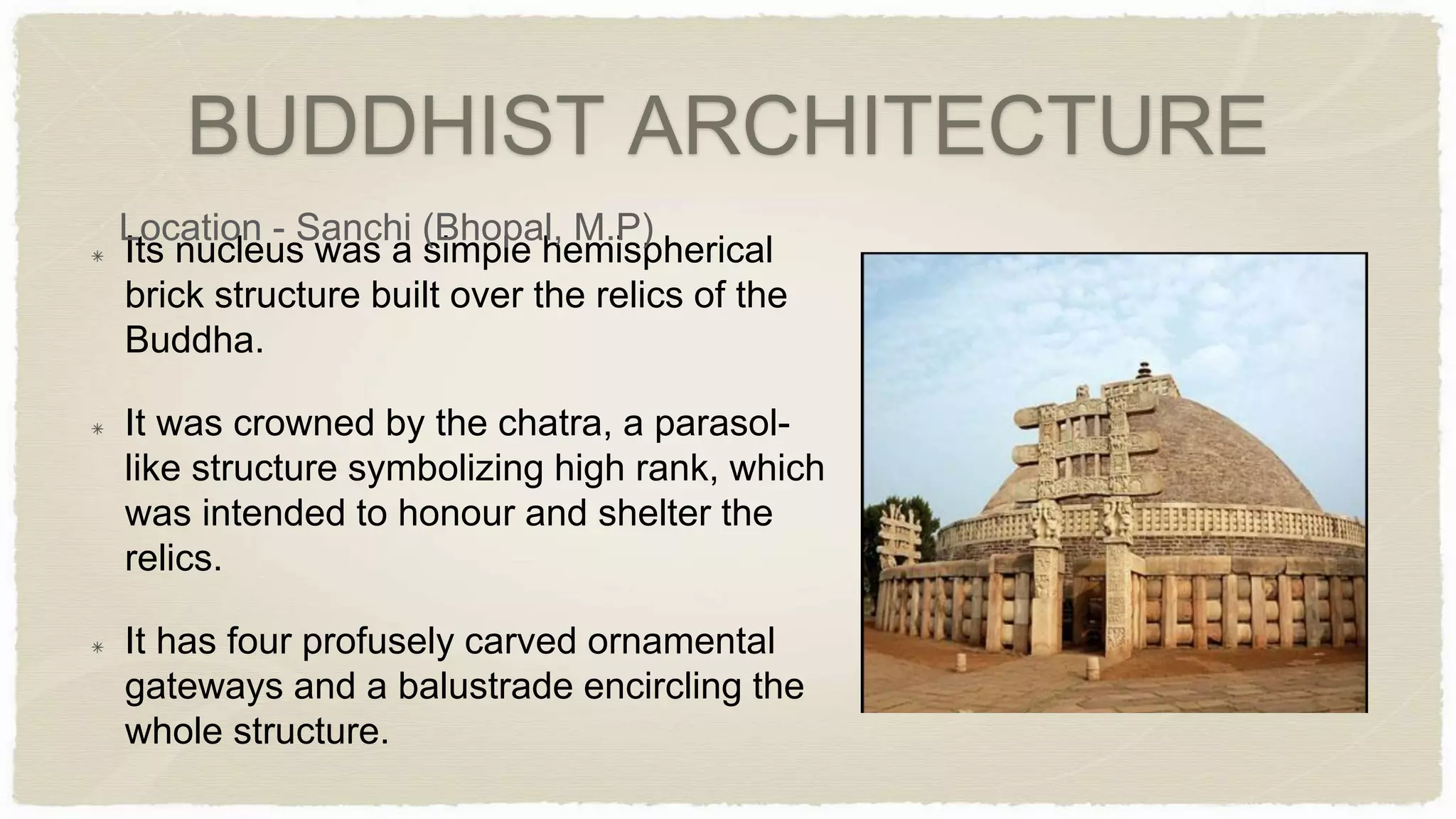 Buddhist architecture .ppt