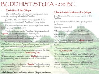 Buddhist architecture of Asoka pillars and Sanchi stupa.ppt