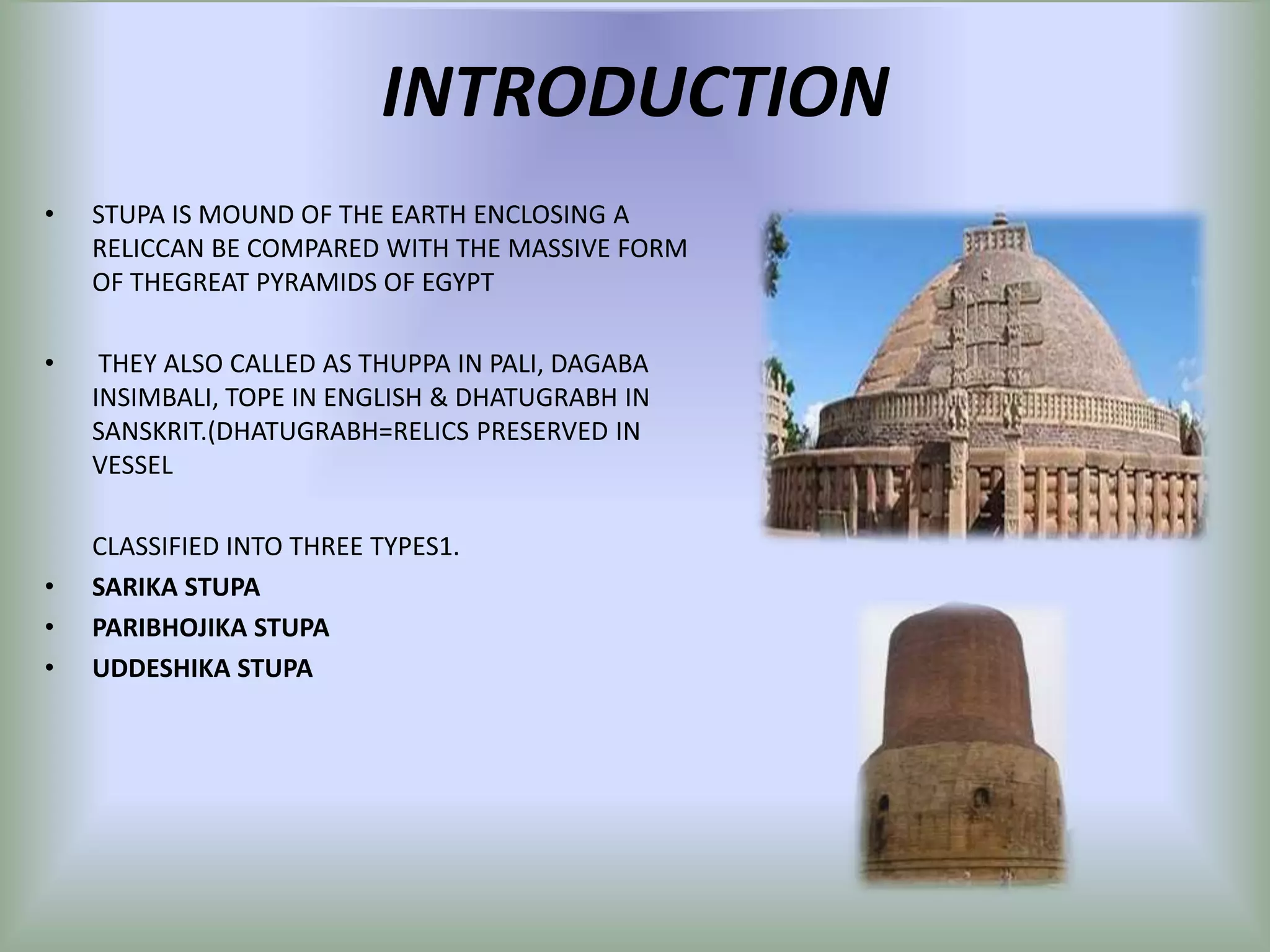 Buddhist architecture stupa | PPTX