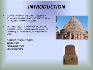 Buddhist architecture stupa | PPTX