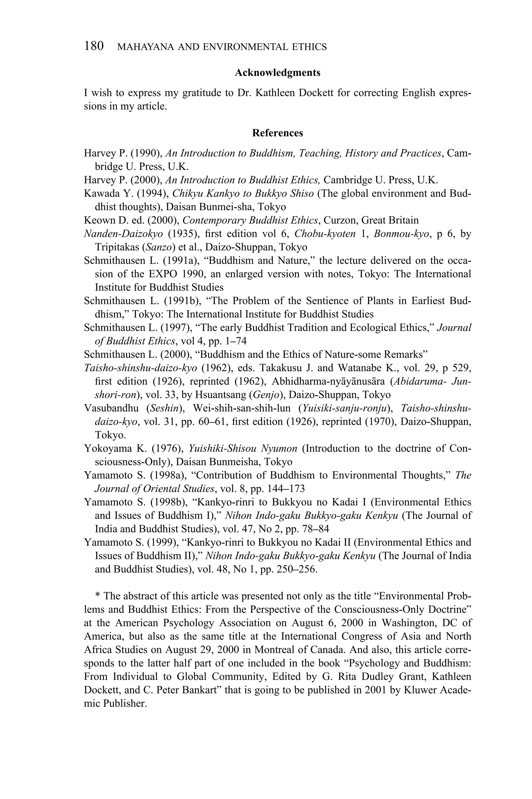 Buddhist Environmental Ethics (mahayana) | PDF