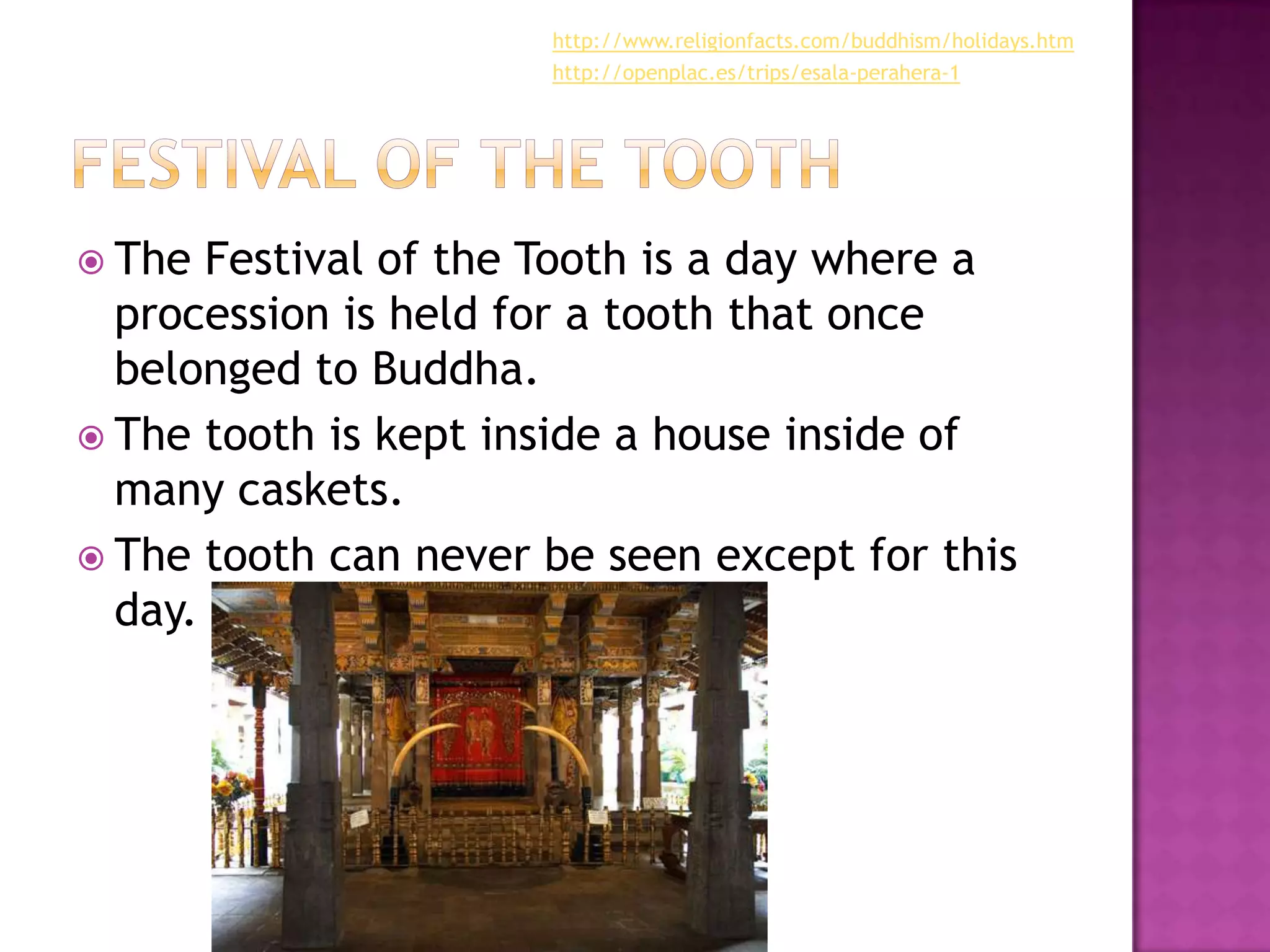 Buddhist holy days | PPT