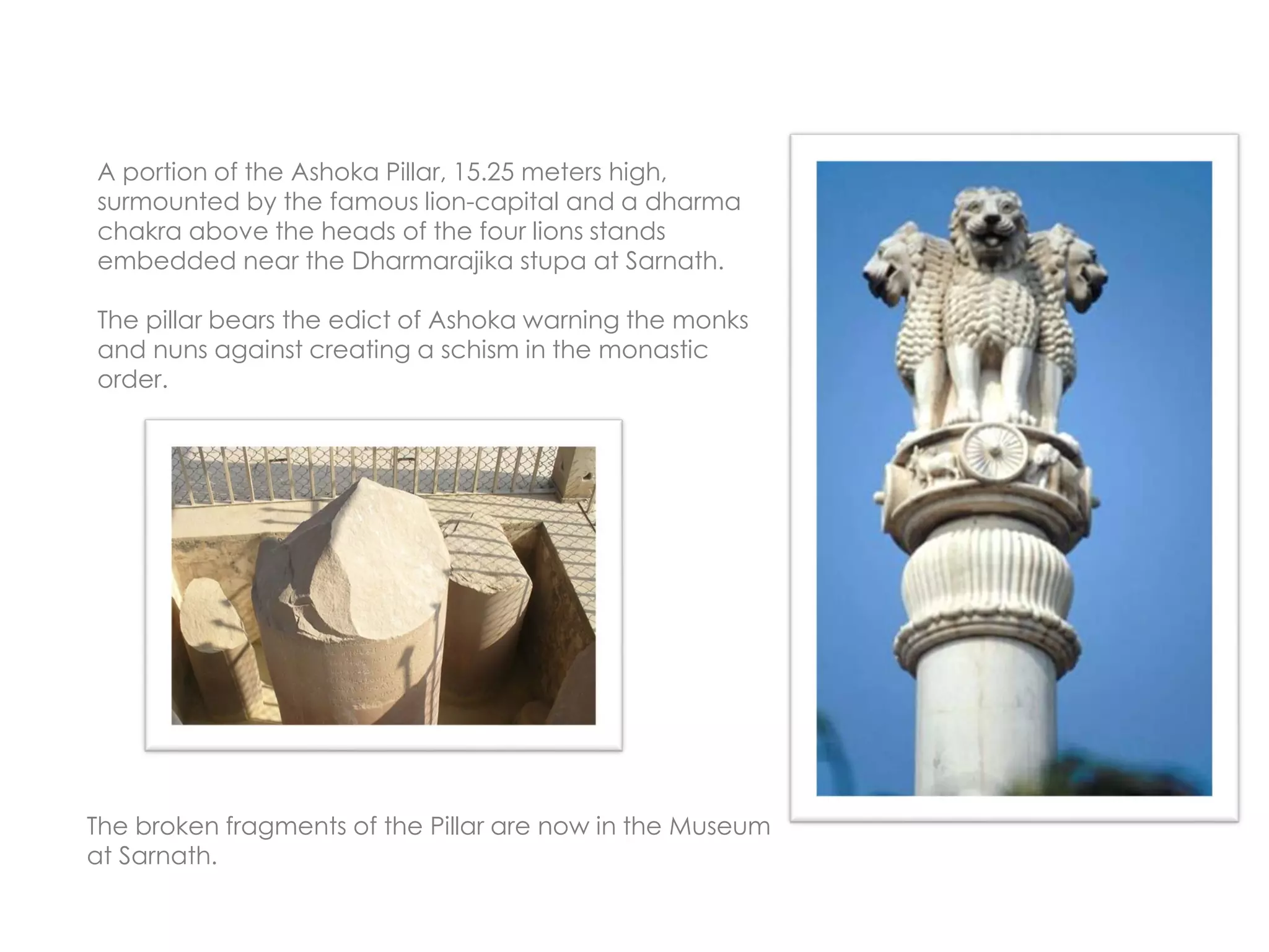 Buddhist monuments_ sanchi, amaravathi & monolithic pillars. | PDF