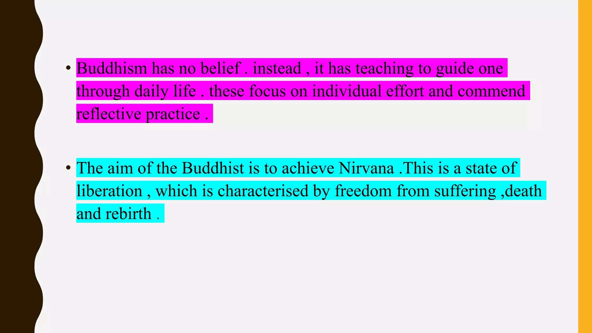 Buddhist philosophy ppt | PPTX