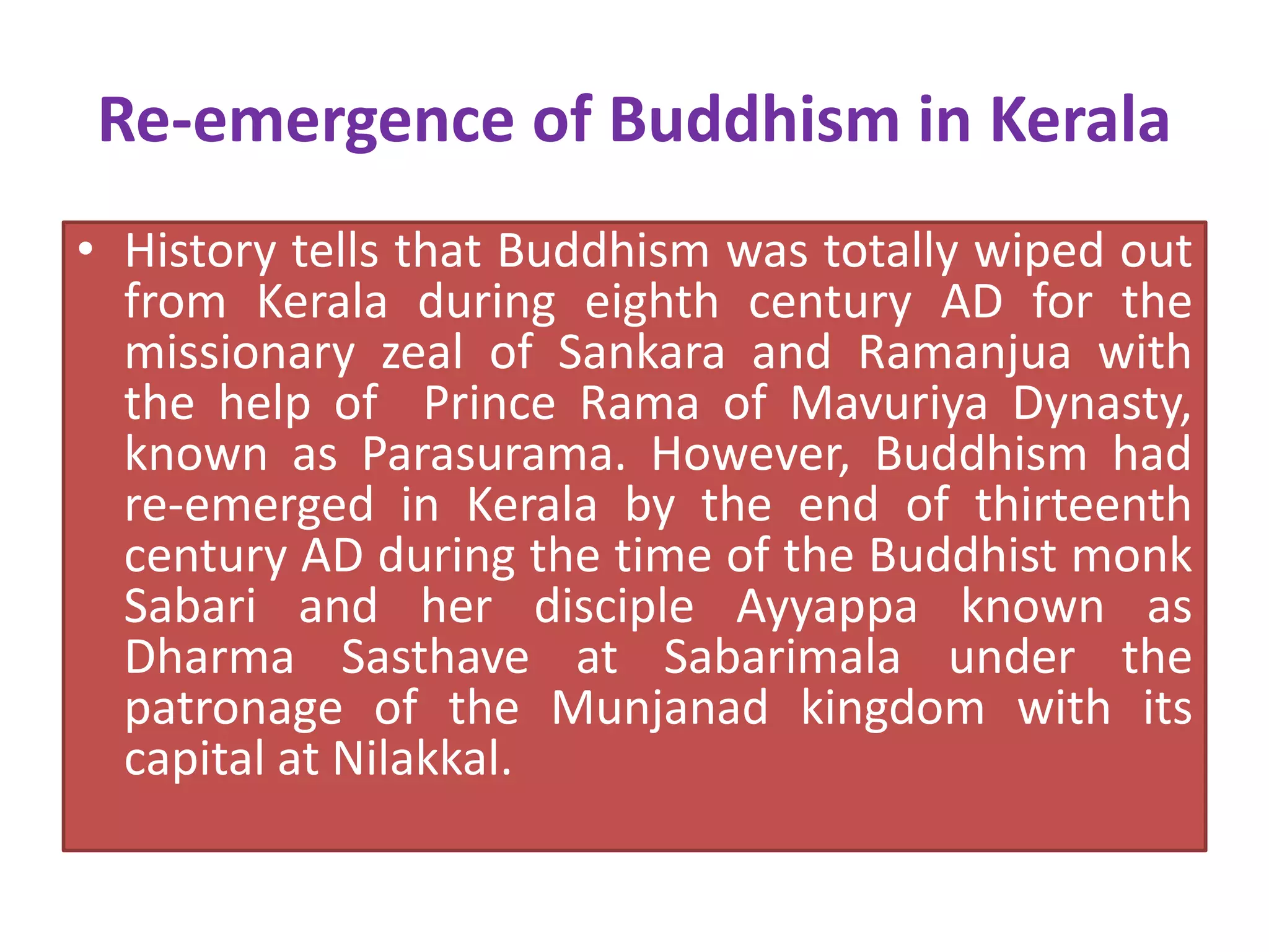 BUDDHIST ROOT OF EZAVAS, MALAYARAYAS AND PULAYAS IN KERALA | PPTX