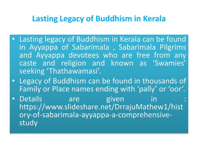 Buddhist root of ezhavas, pulayas,muslims and christians in Kerala | PPT