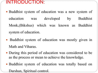 Buddhist system of education | PPTX