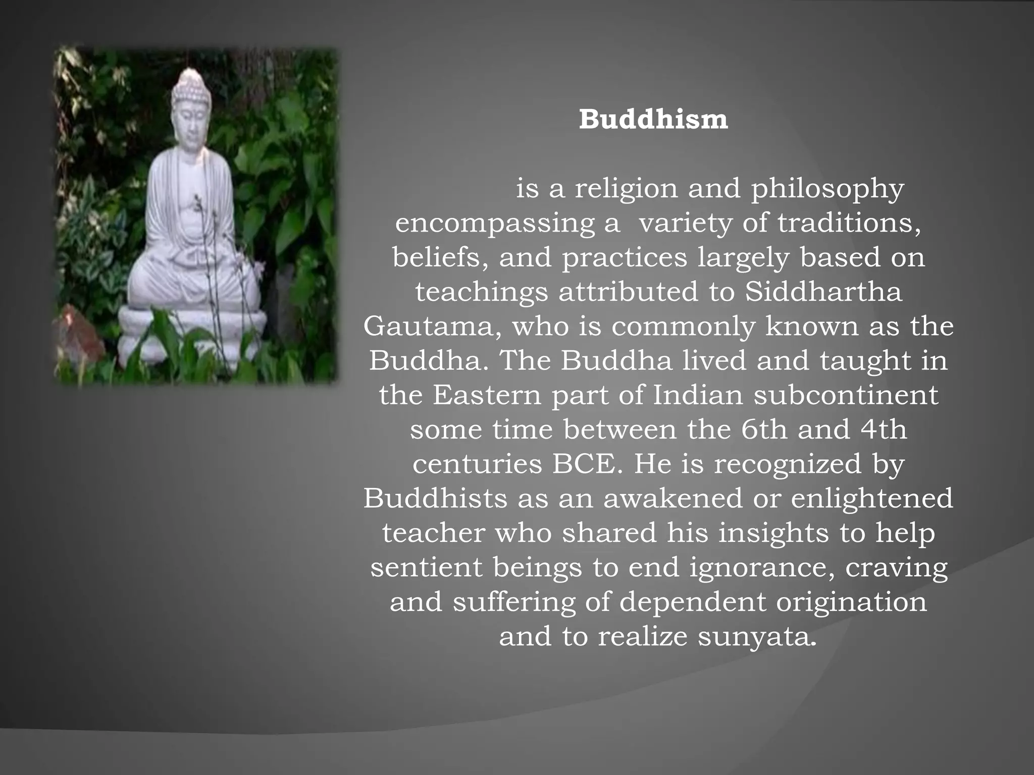 Buddihism and Judaism | PPS