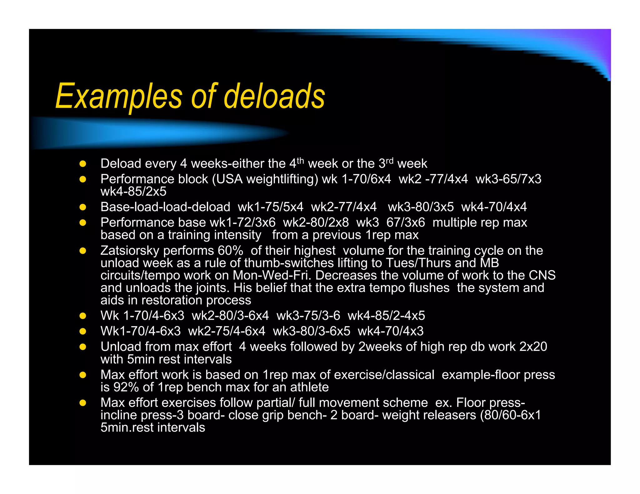 Buddy morris deload to reload | PDF