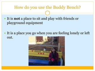 Buddy bench strategies | PPTX