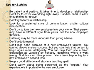 Buddy program | PPTX