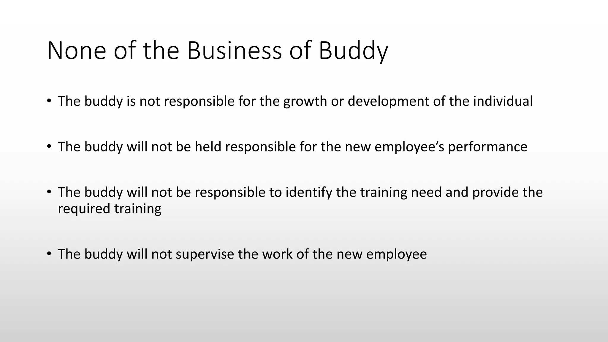 Buddy program | PPTX