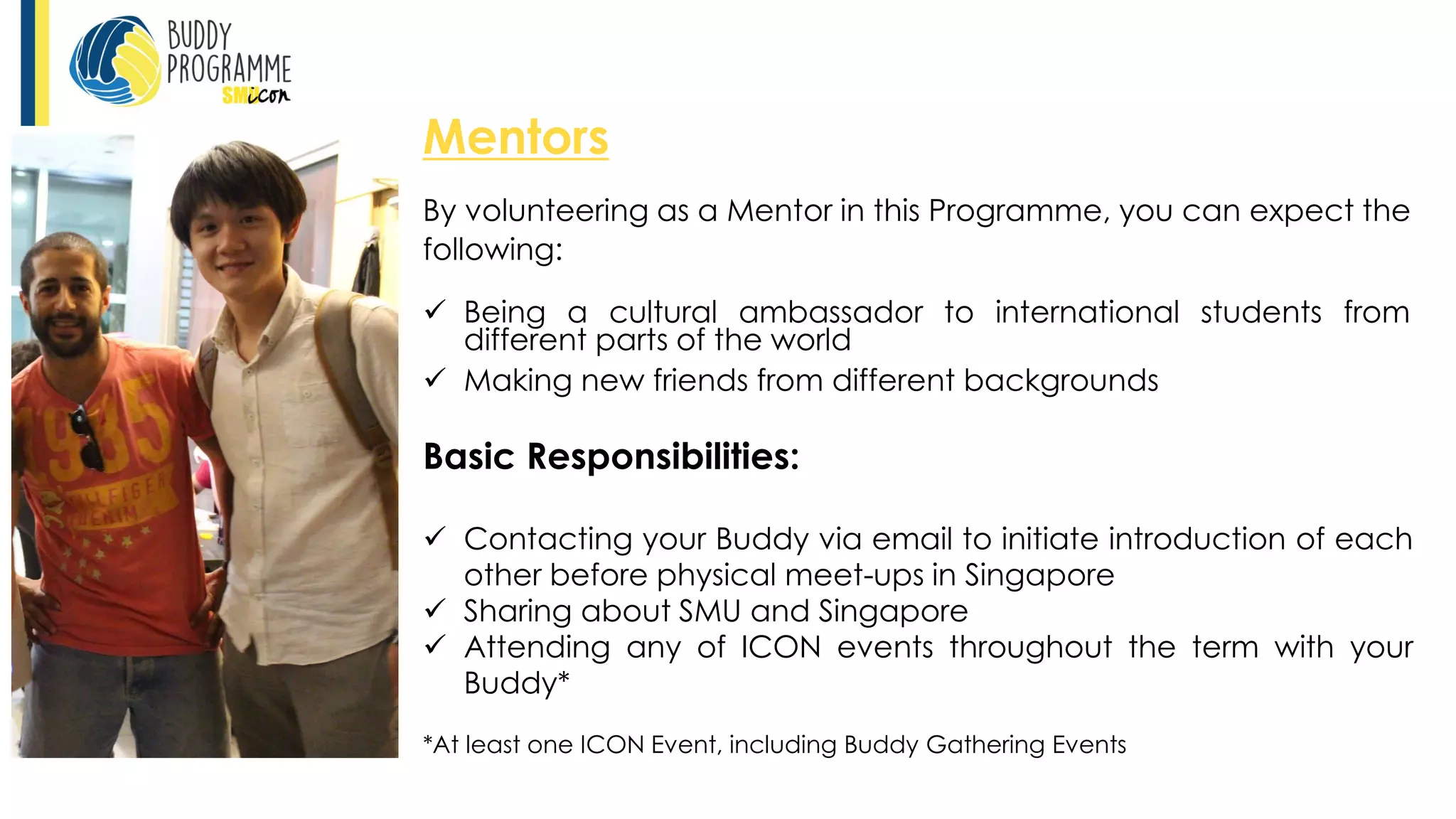Buddy Programme 101 | PPTX