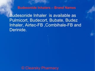 Budecort (Budesonide Inhaler) | ODP