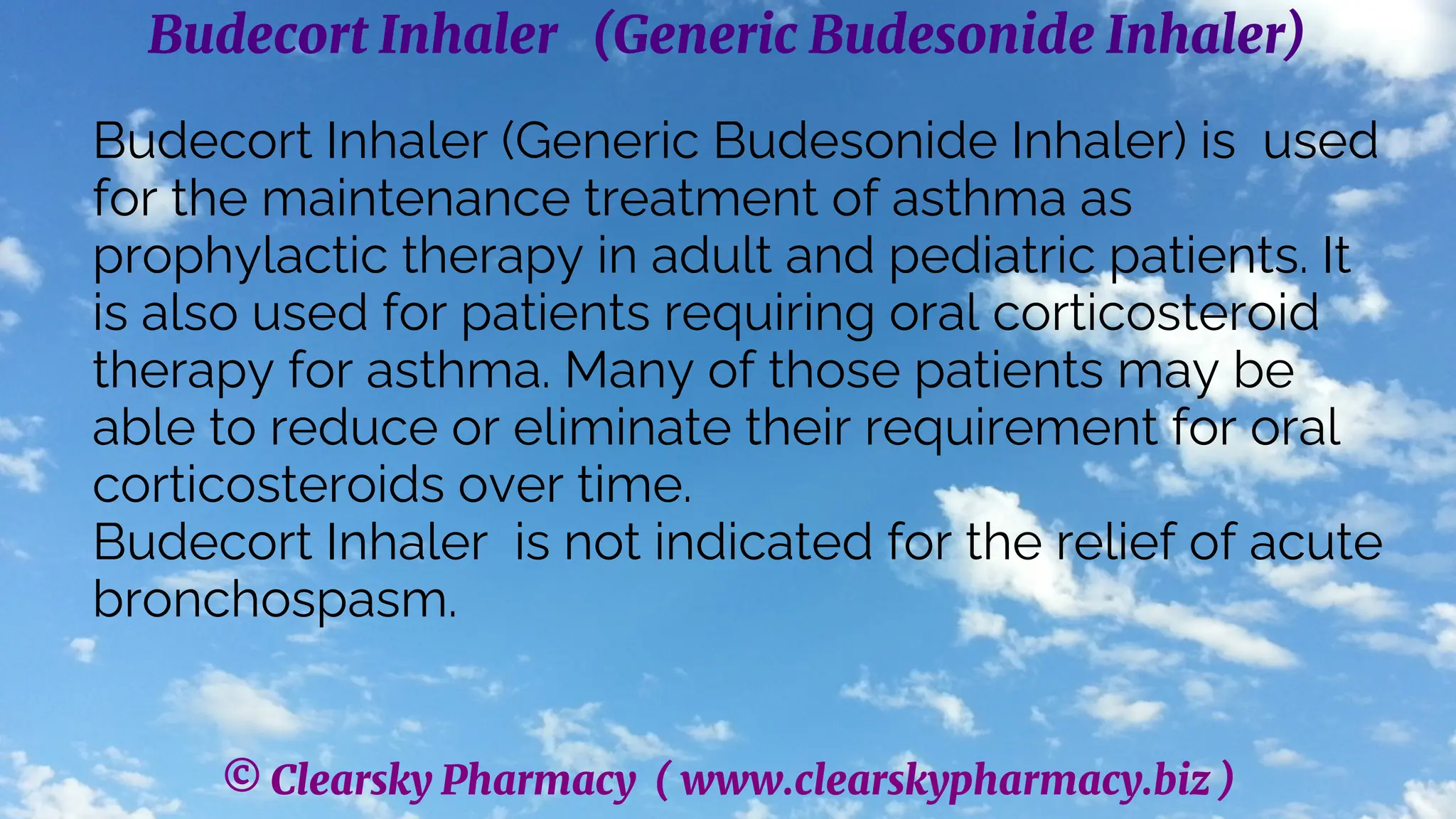 Budecort Inhaler (Generic Budesonide Inhaler) | PPT