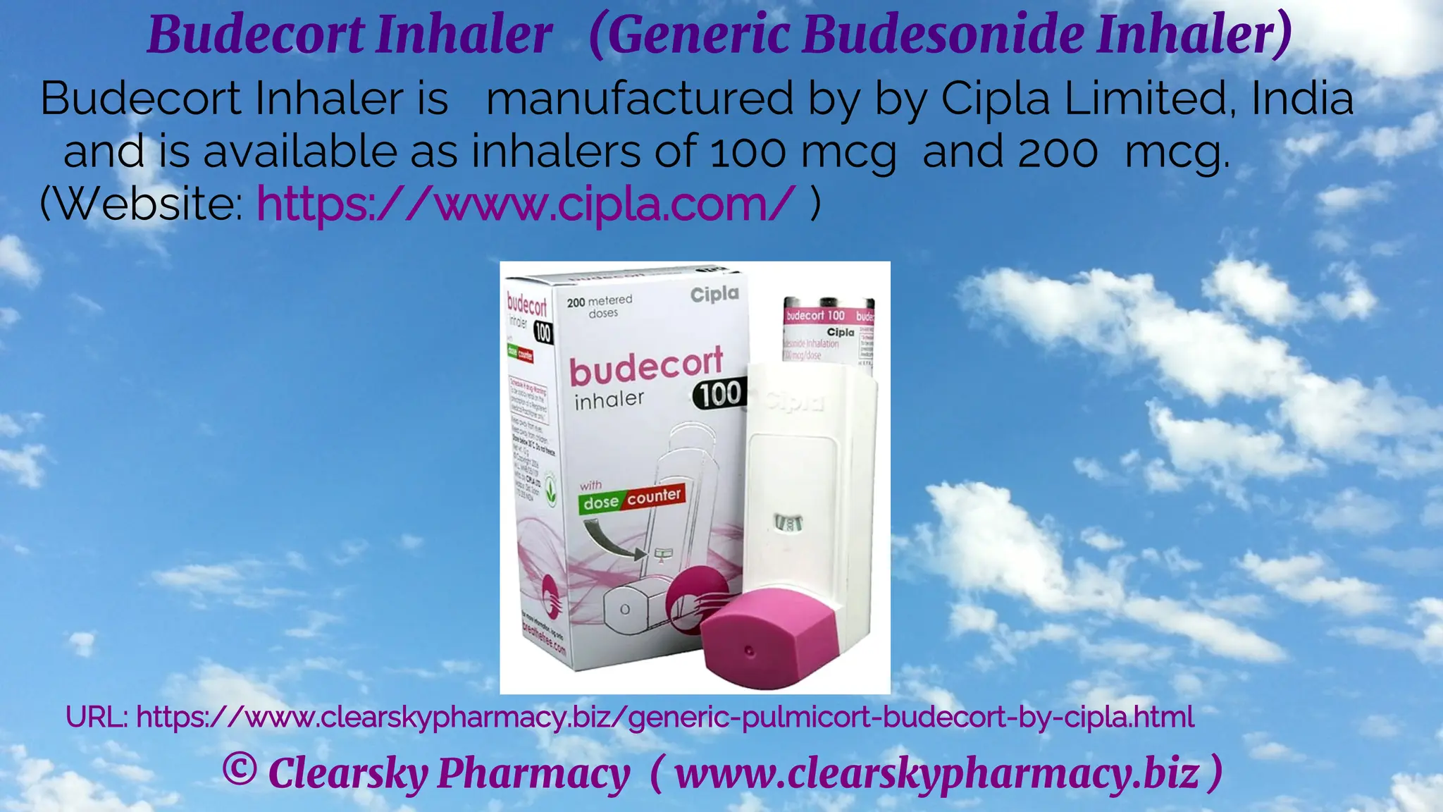 Budecort Inhaler (Generic Budesonide Inhaler) | PPT
