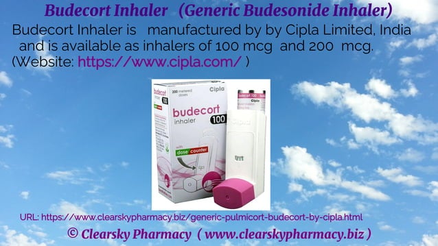 Budecort Inhaler (Generic Budesonide Inhaler) | PPT
