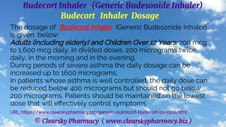 Budecort Inhaler (Generic Budesonide Inhaler) | PDF