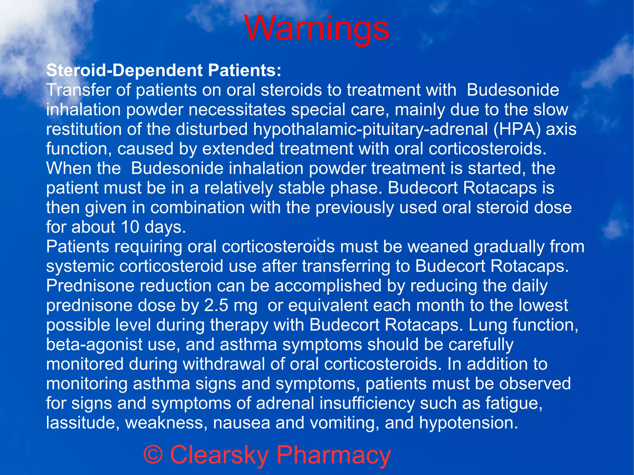 Budecort Rotacaps (Budesonide Inhalation Powder) | ODP