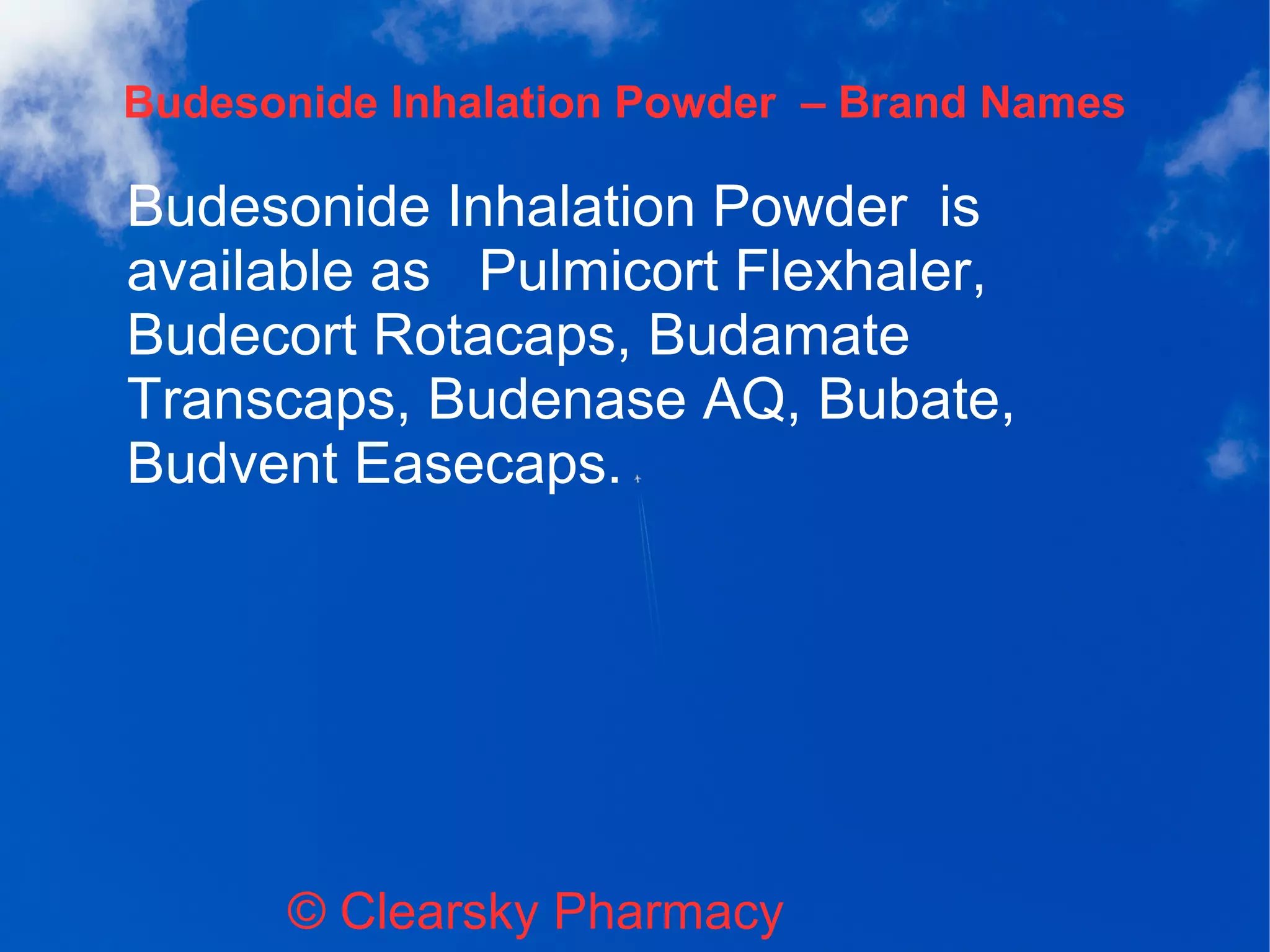 Budecort Rotacaps (Budesonide Inhalation Powder) | ODP