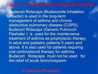 Budecort Rotacaps (Budesonide Inhalation Powder) | PPT