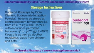Budecort Rotacaps by Cipla (Generic Budesonide Inhalation Powder) | PPT