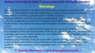 Budecort Rotacaps by Cipla (Generic Budesonide Inhalation Powder) | PPT