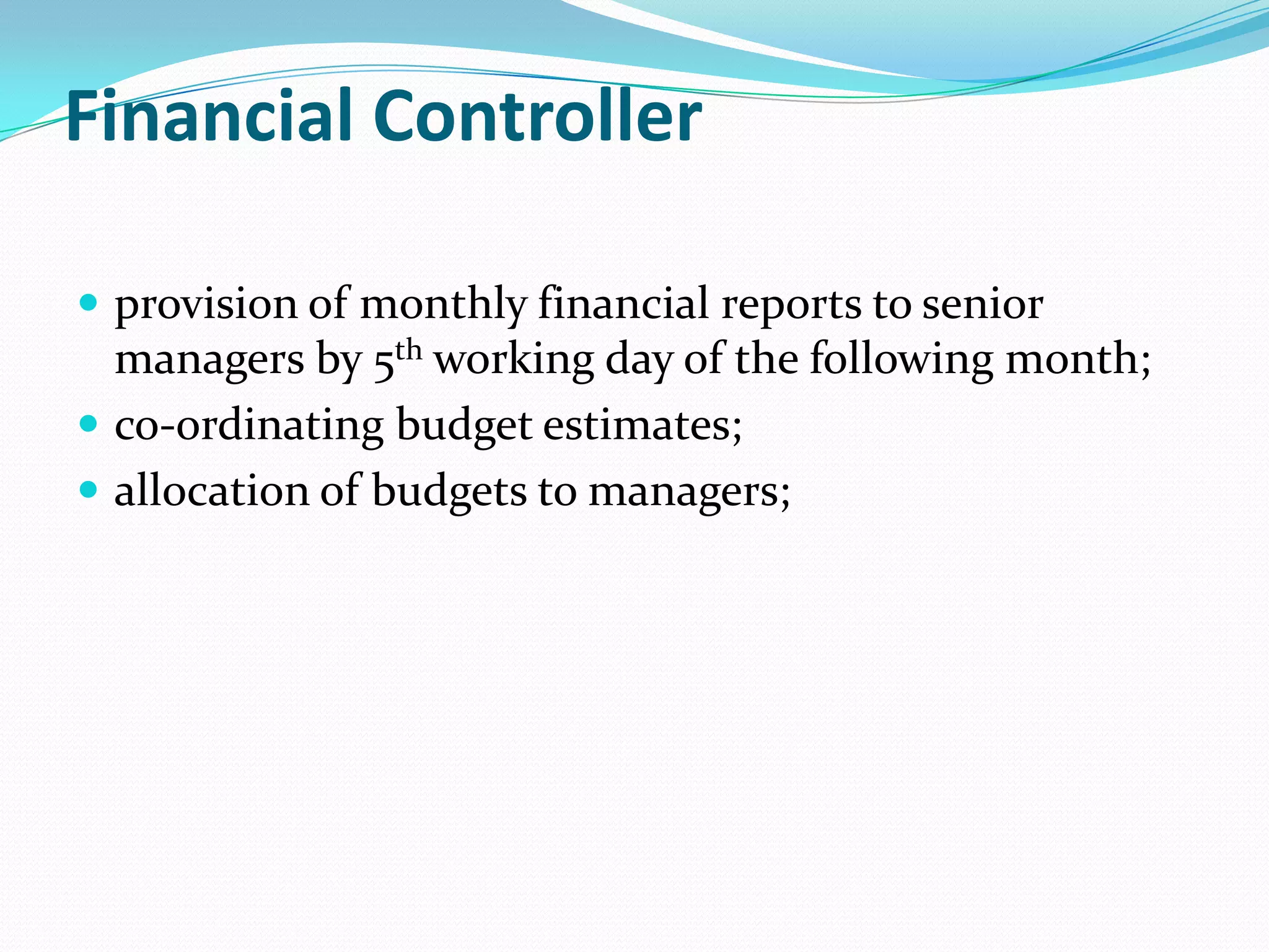 Budeget management and cotrol | PPT