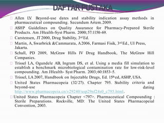 Beyond use date pharmacy in public health | PPTX