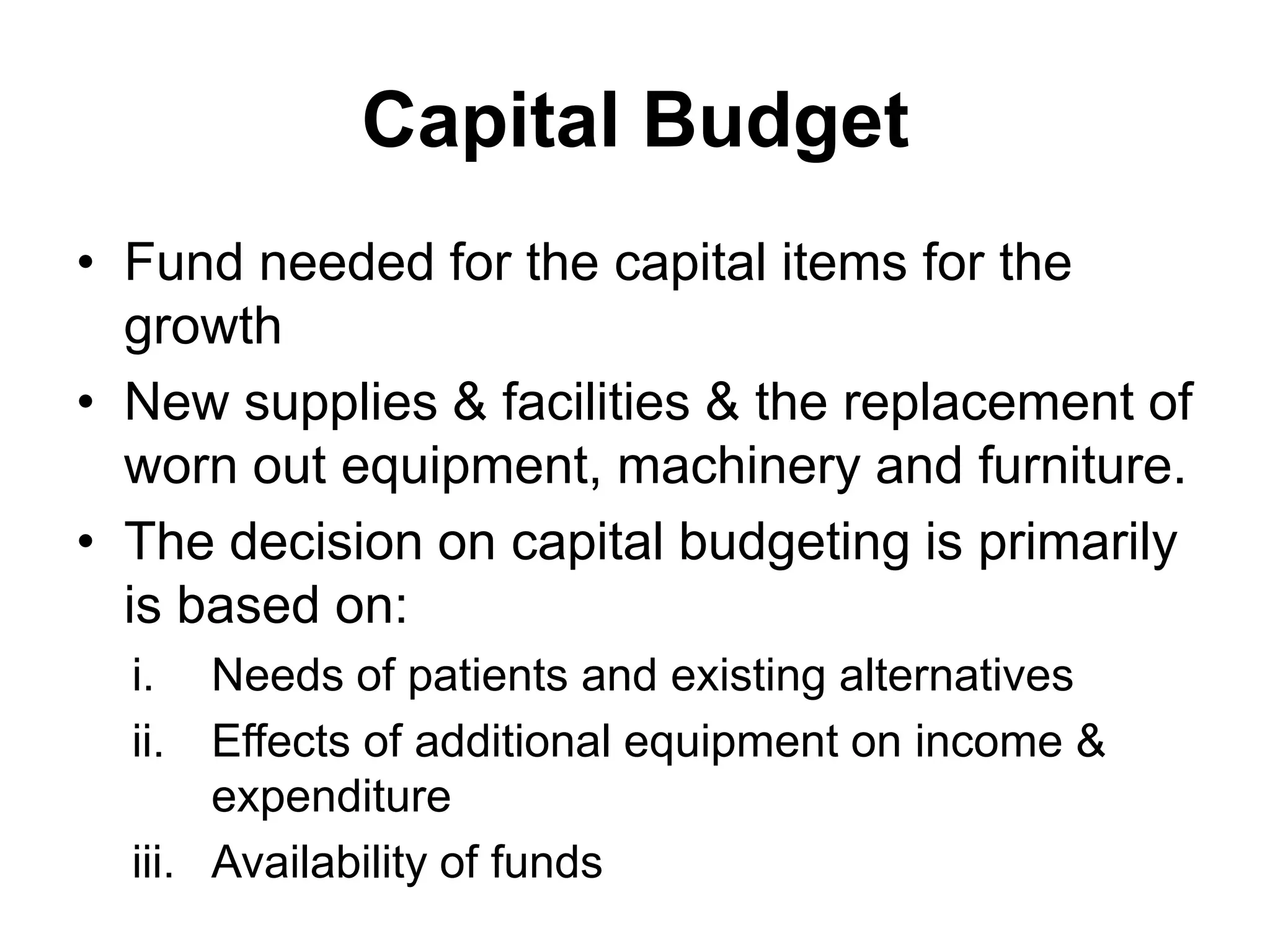 Budget In Nursing Administration | PPTX