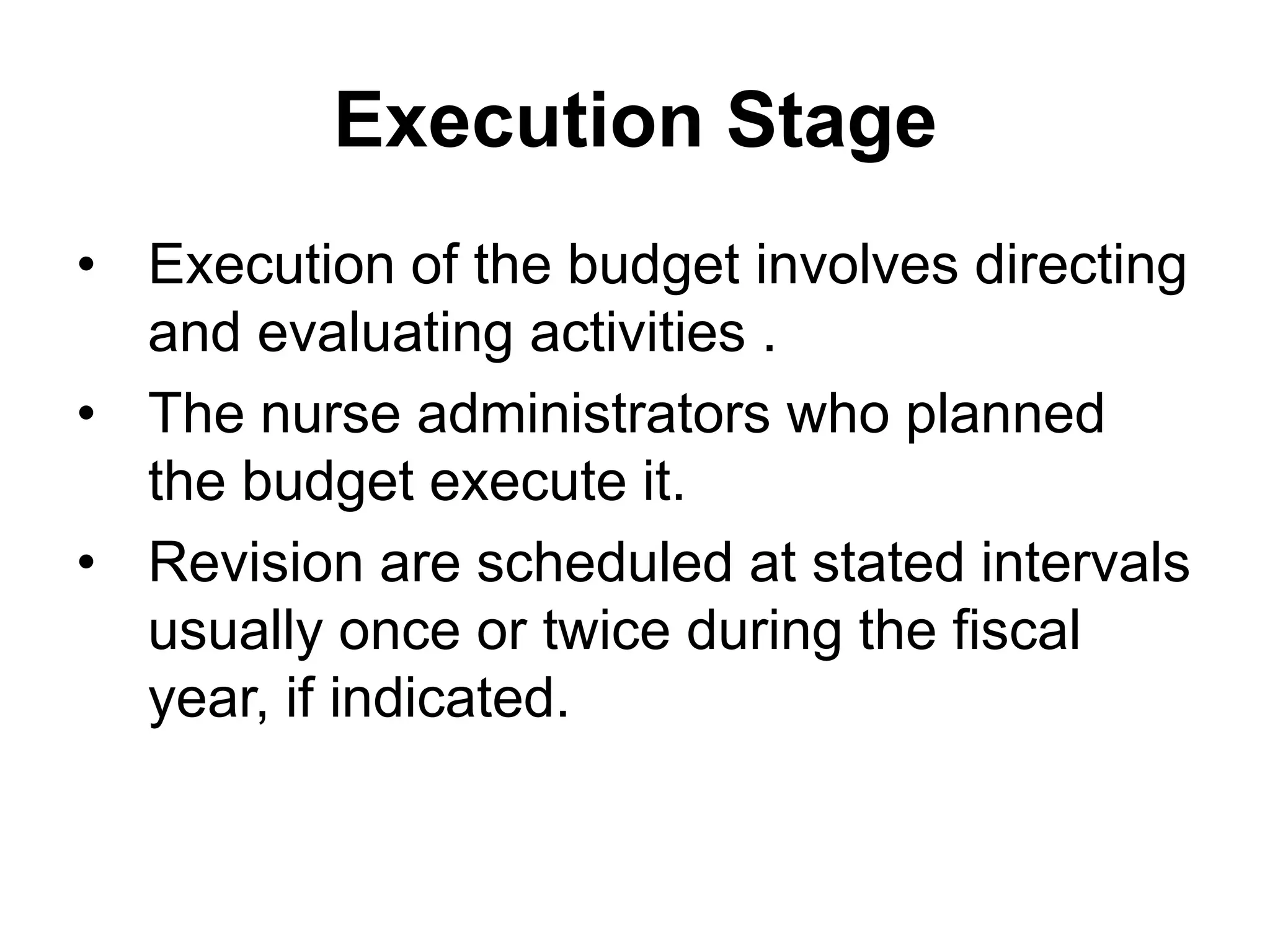 Budget In Nursing Administration | PPTX