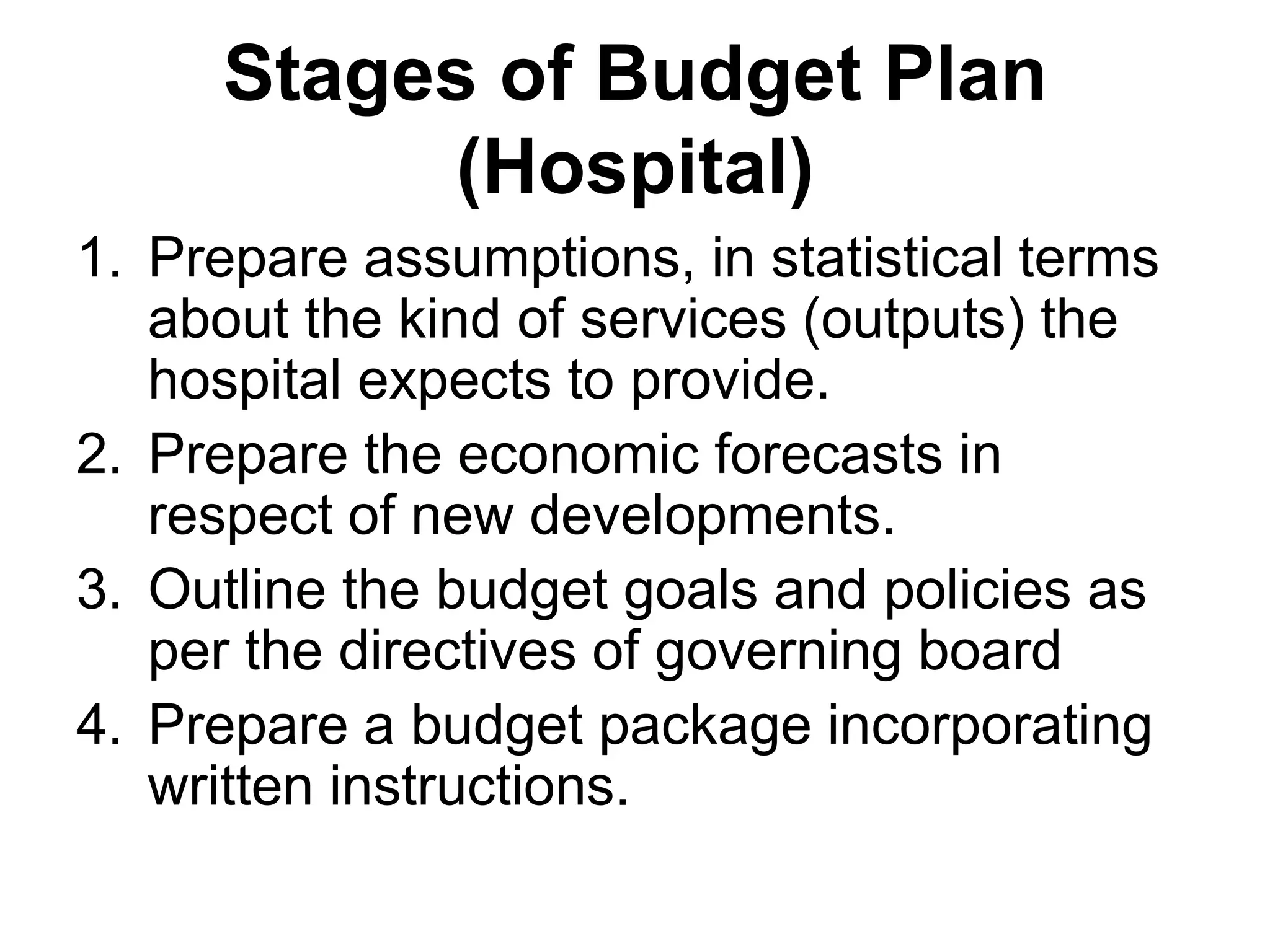 Budget In Nursing Administration | PPTX