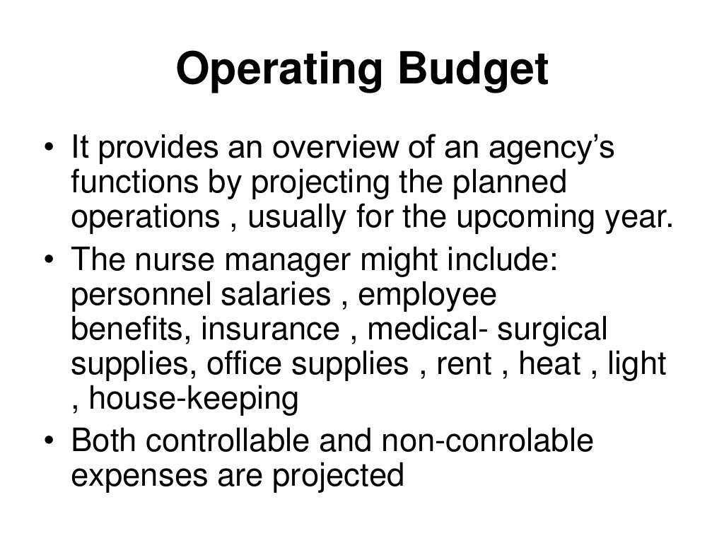 Budget In Nursing Administration budget-in-nursing-administration