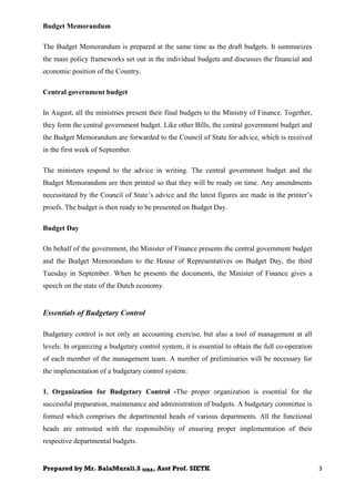 Budget | PDF